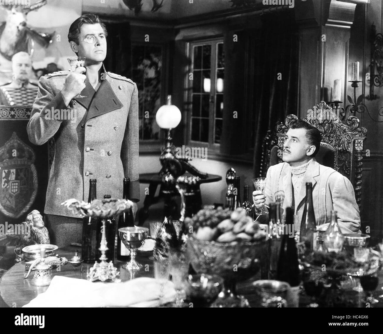 THE PRISONER OF ZENDA, Stewart Granger (standing and seated), 1952 ...