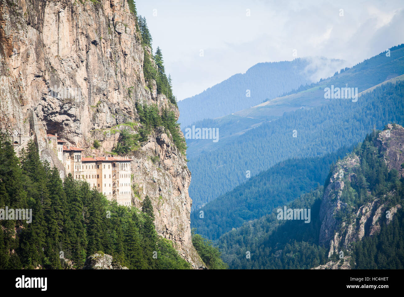 Color image of the Sumela monastery in Turkey Stock Photo - Alamy