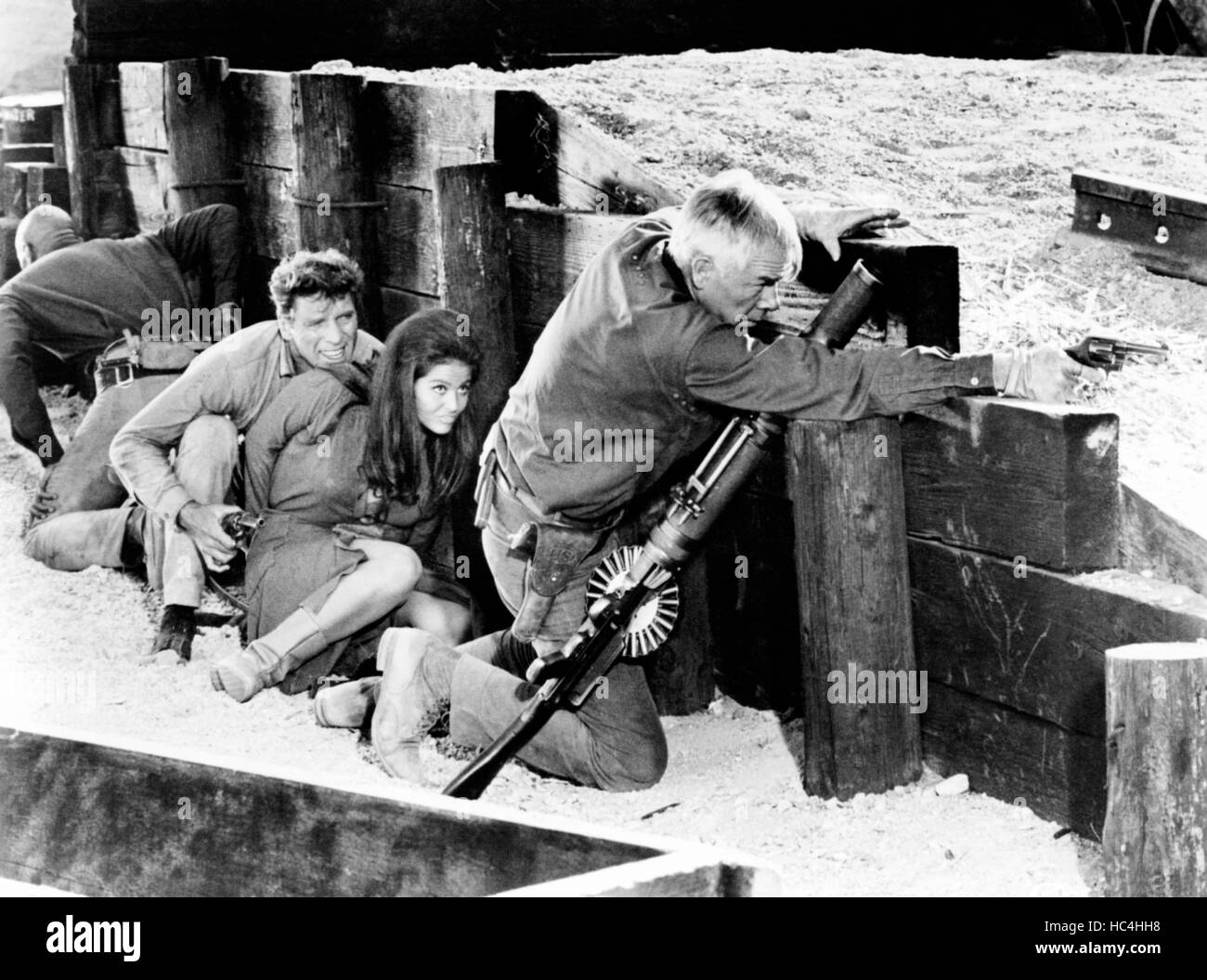 THE PROFESSIONALS, from left: Woody Strode, Burt Lancaster, Claudia ...