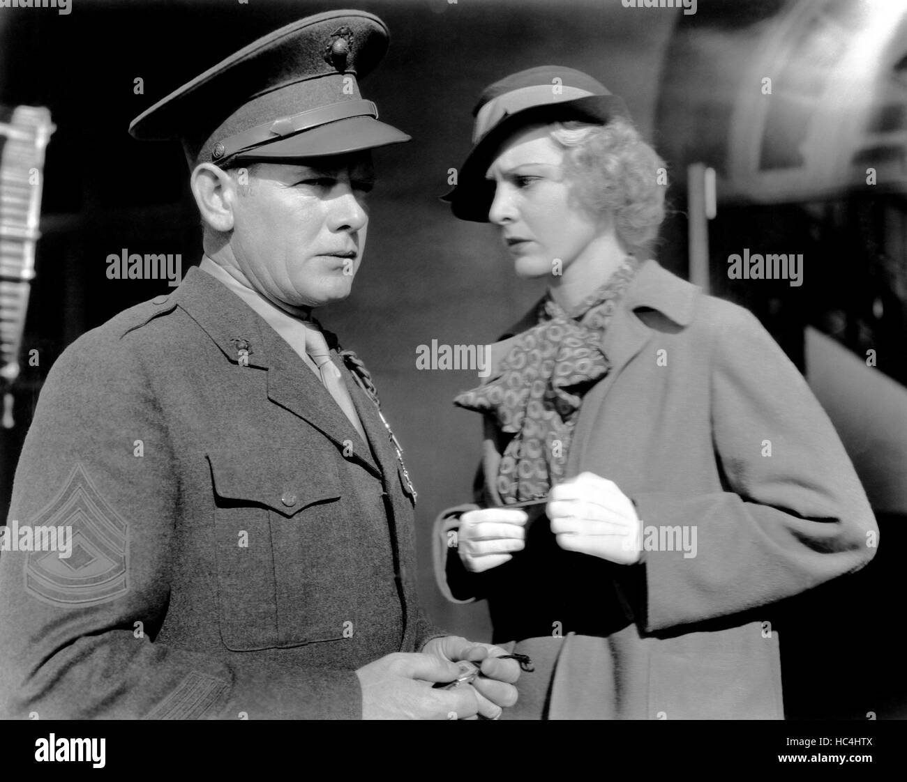 PRIDE OF THE MARINES, from left, Charles Bickford, Florence Rice, 1936 ...