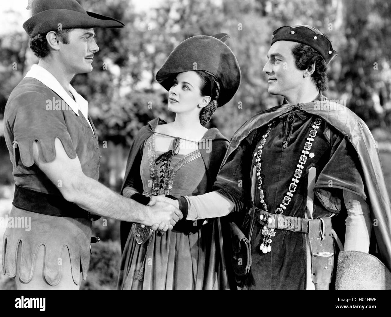 THE PRINCE OF THIEVES, from left, Jon Hall, Patricia Morison, Michael ...