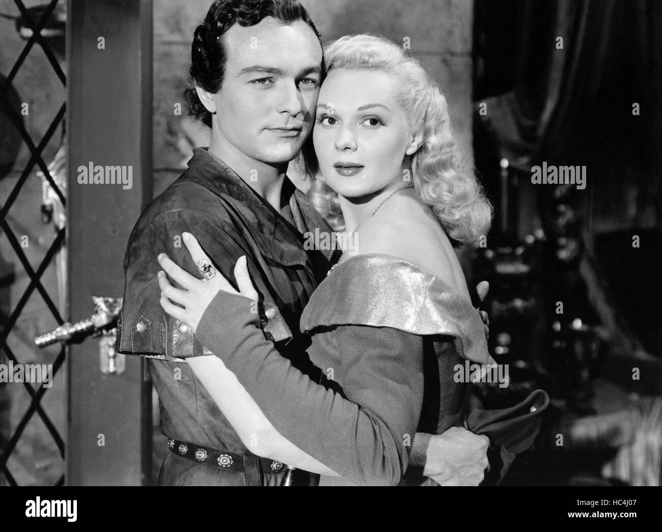 THE PRINCE OF THIEVES, from left, Michael Duane, Adele Jergens, 1948 ...