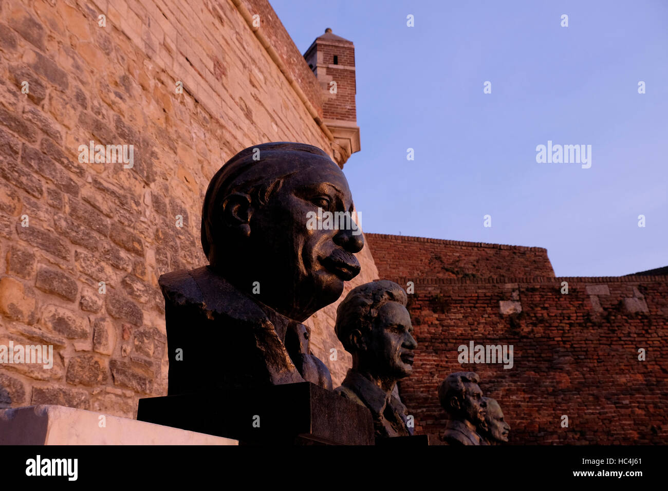 Bust of Mosa Pijade designed by Slavoljub Stankovic in 1959 and the ...