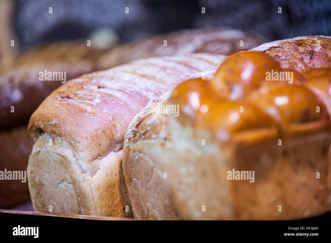 Bread display supermarket hi-res stock photography and images - Alamy