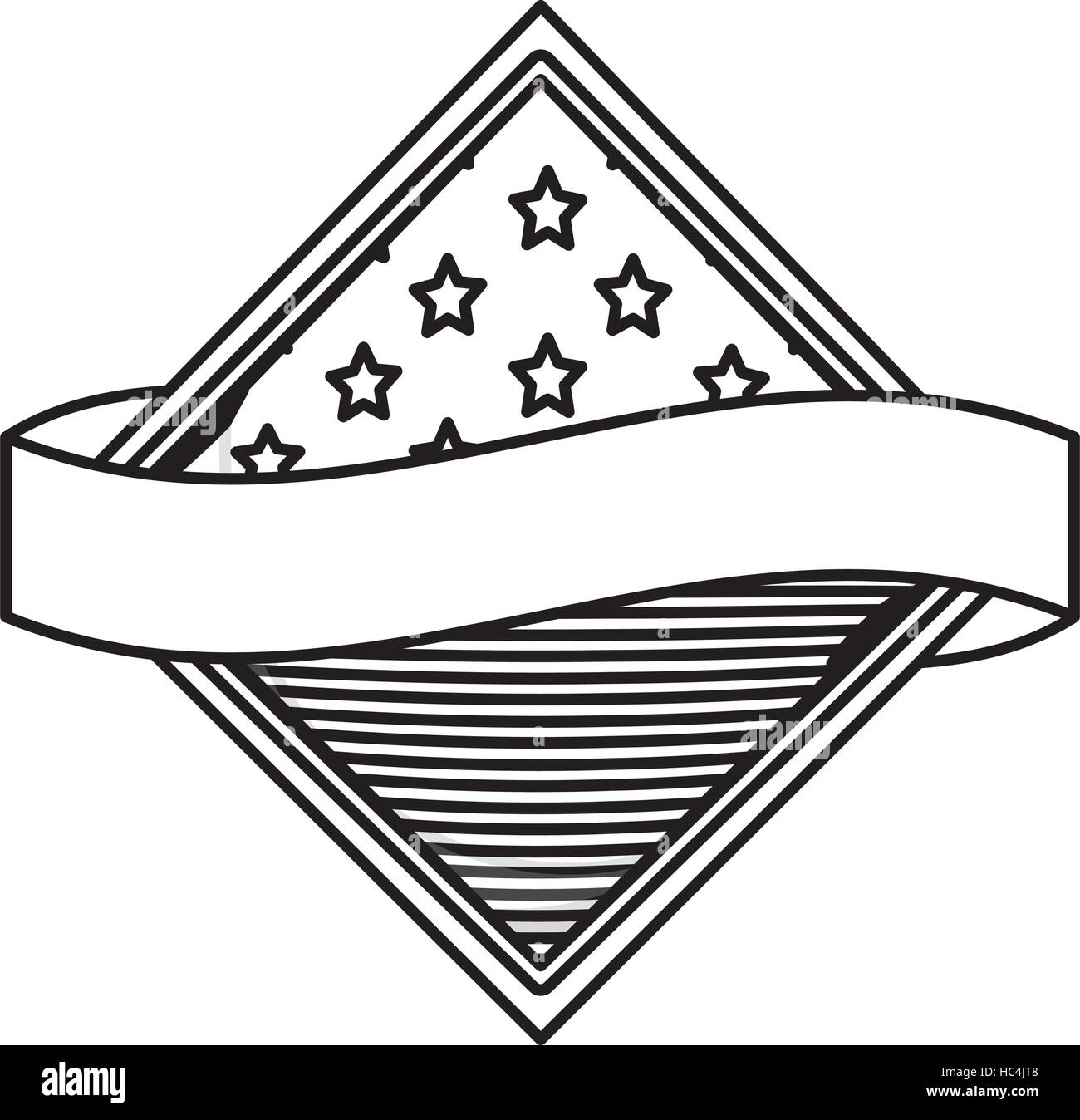 Usa Flag Inside Frame Icon United Nation Us Country And American