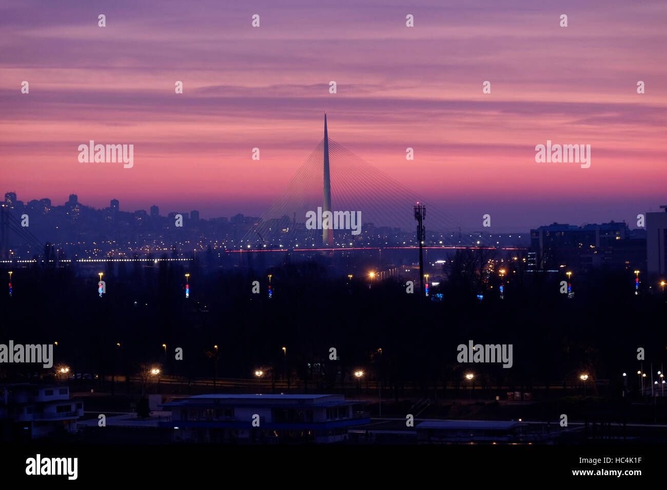 Gazela bridge belgrade hi-res stock photography and images - Alamy