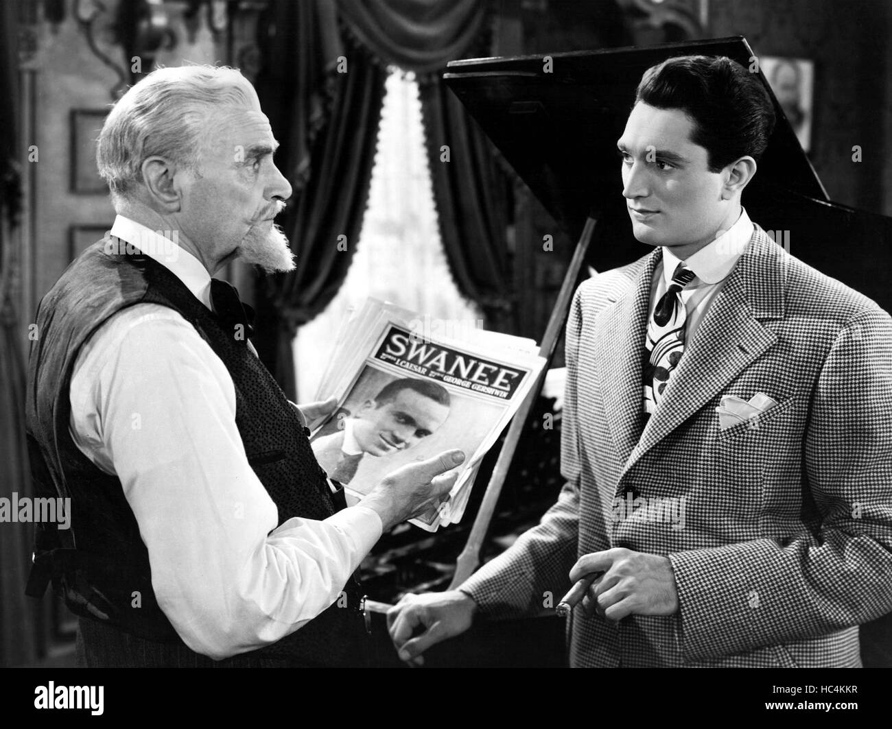RHAPSODY IN BLUE, Albert Basserman, Robert Alda, 1945 Stock Photo - Alamy