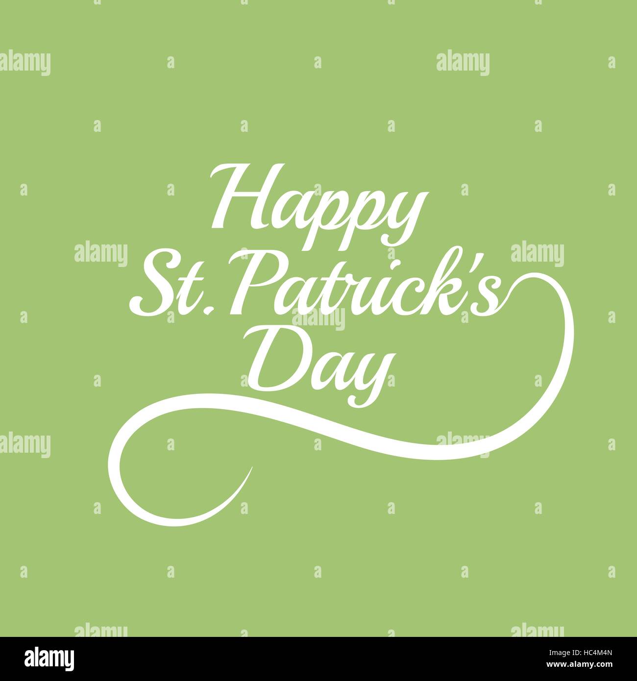 Saint patrick calligraphy Stock Vector Images - Alamy