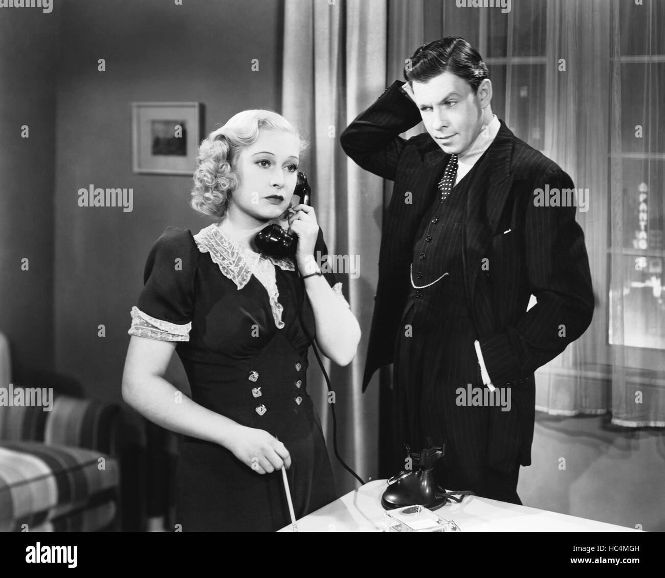 RISKY BUSINESS, from left: Dorothea Kent, George Murphy, 1939 Stock Photo - Alamy