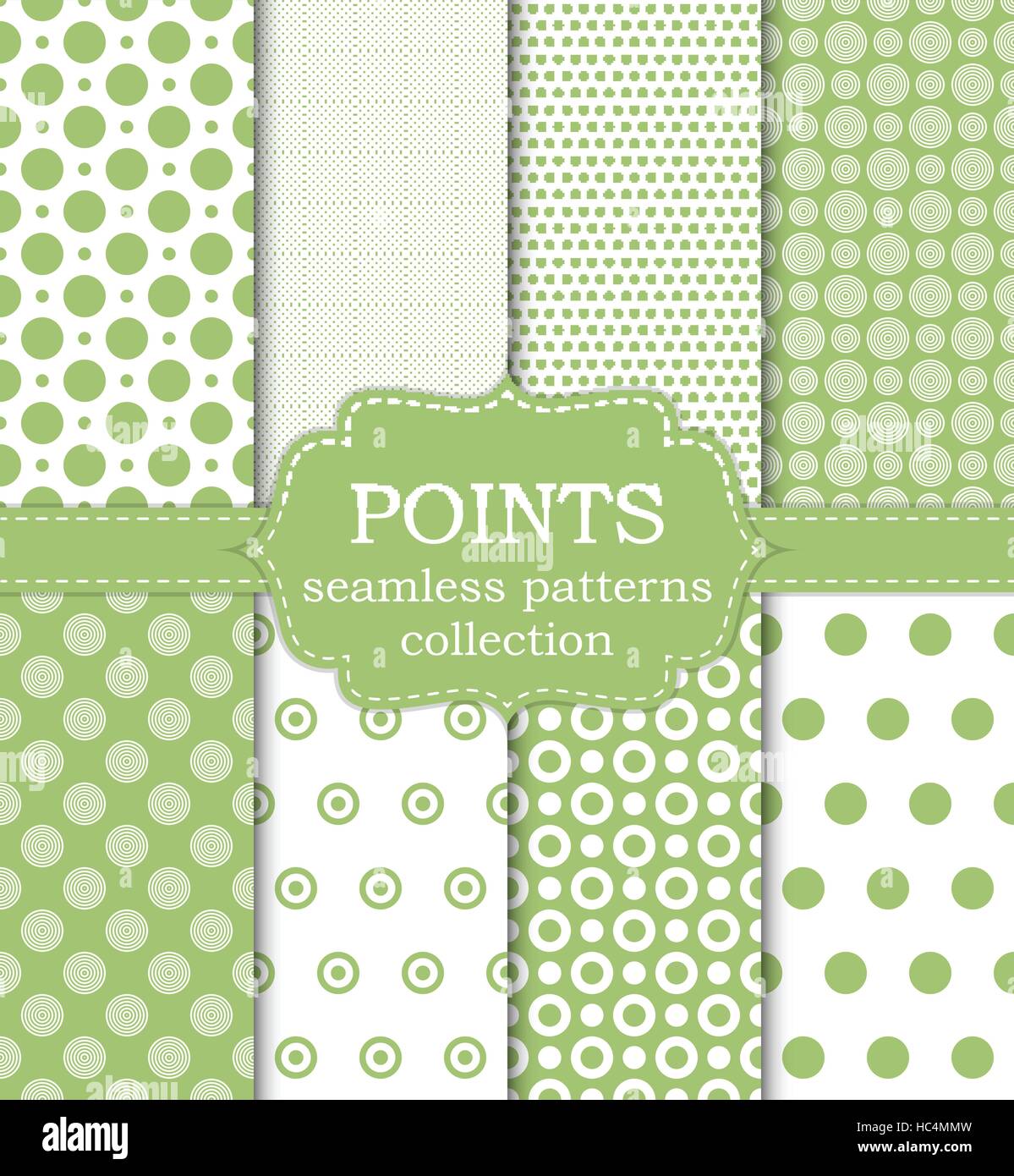 Vector illustration set of seamless patterns Stock Vector Image & Art ...