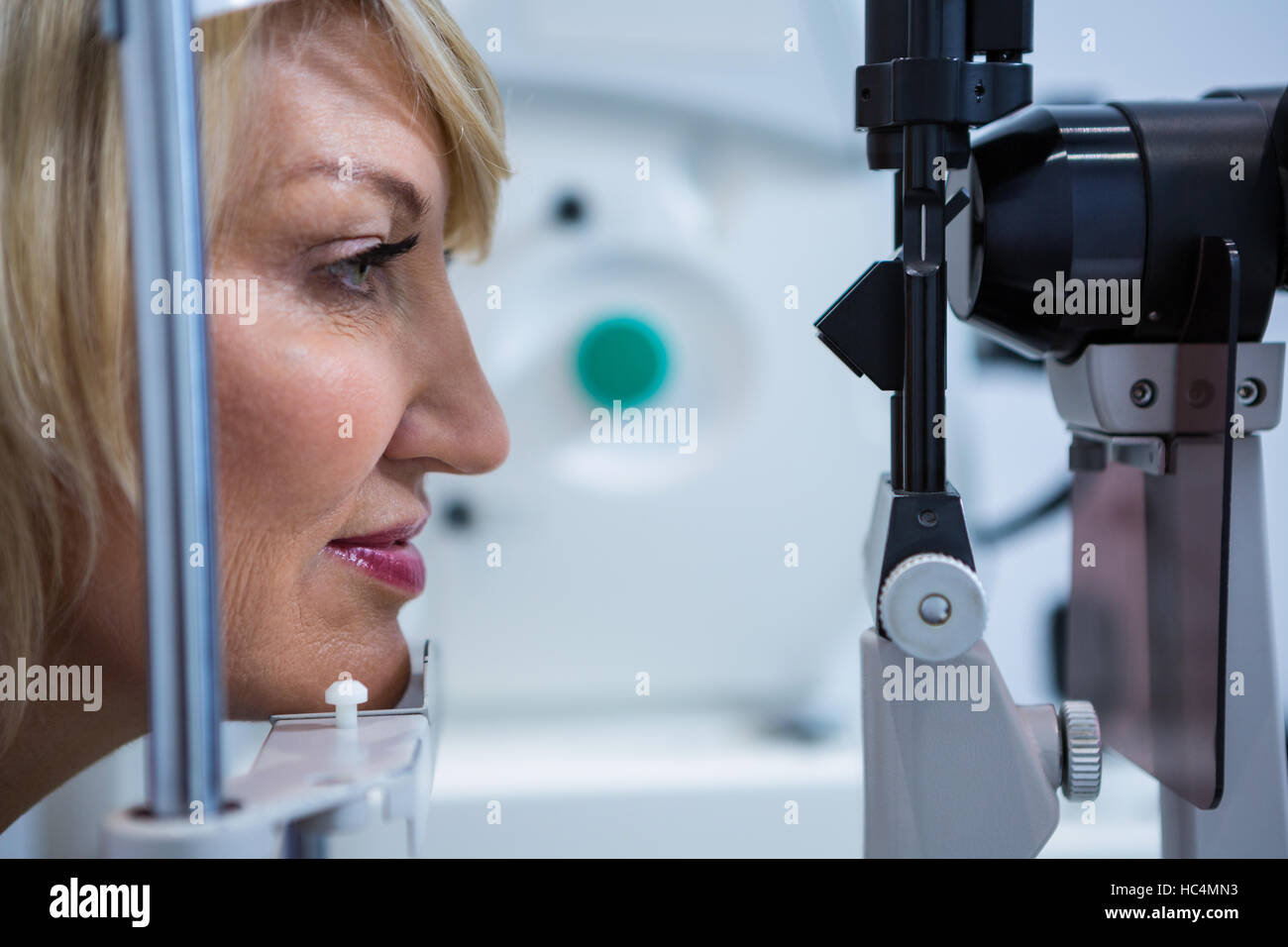 Slit Lamp Eye Examination Equipment High Resolution Stock Photography ...