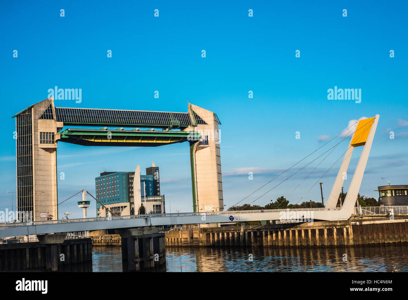 Tidal barrier in Hull for protection of the city Stock Photo - Alamy
