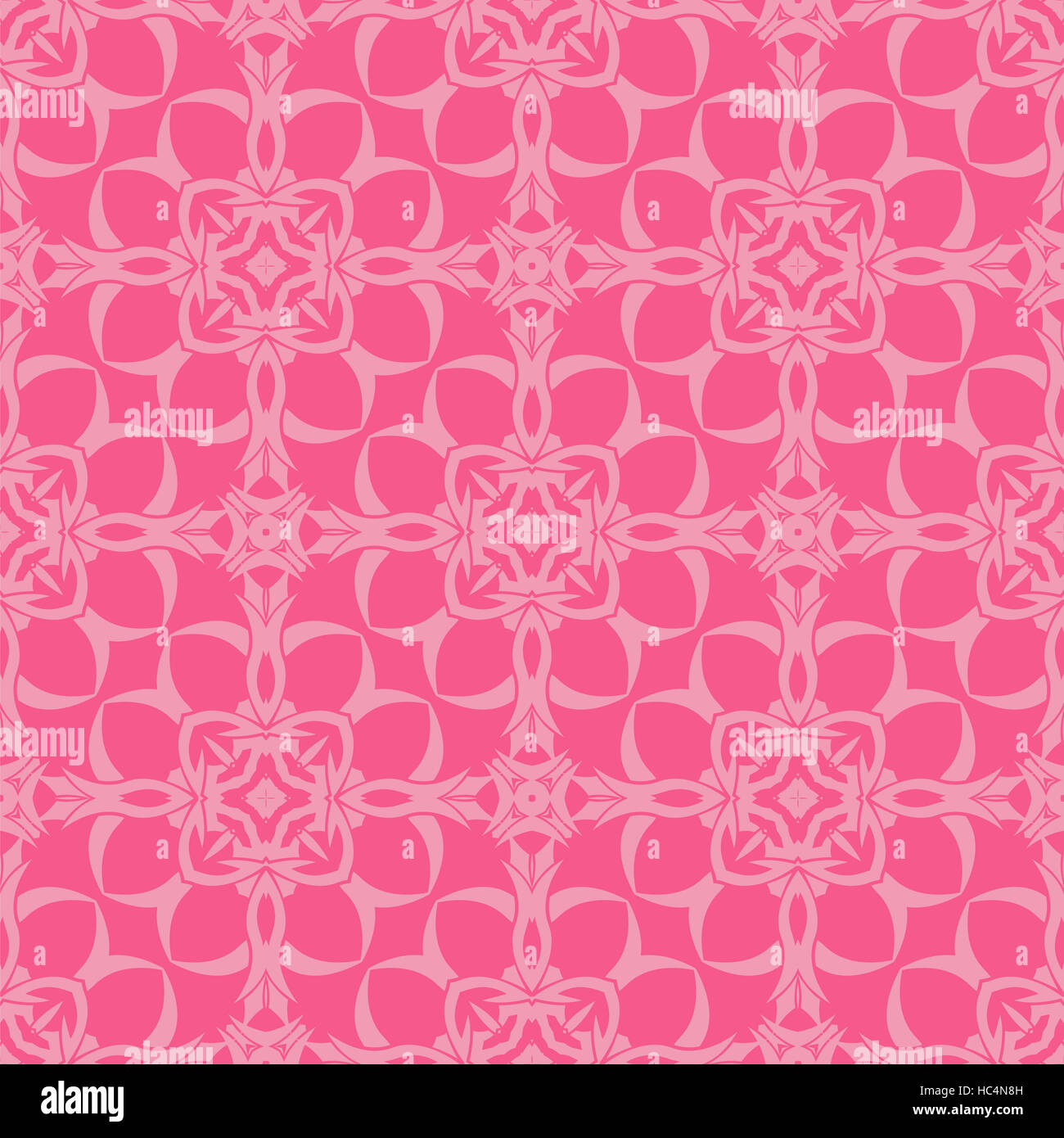 Pink Ornamental Seamless Line Pattern Stock Photo - Alamy