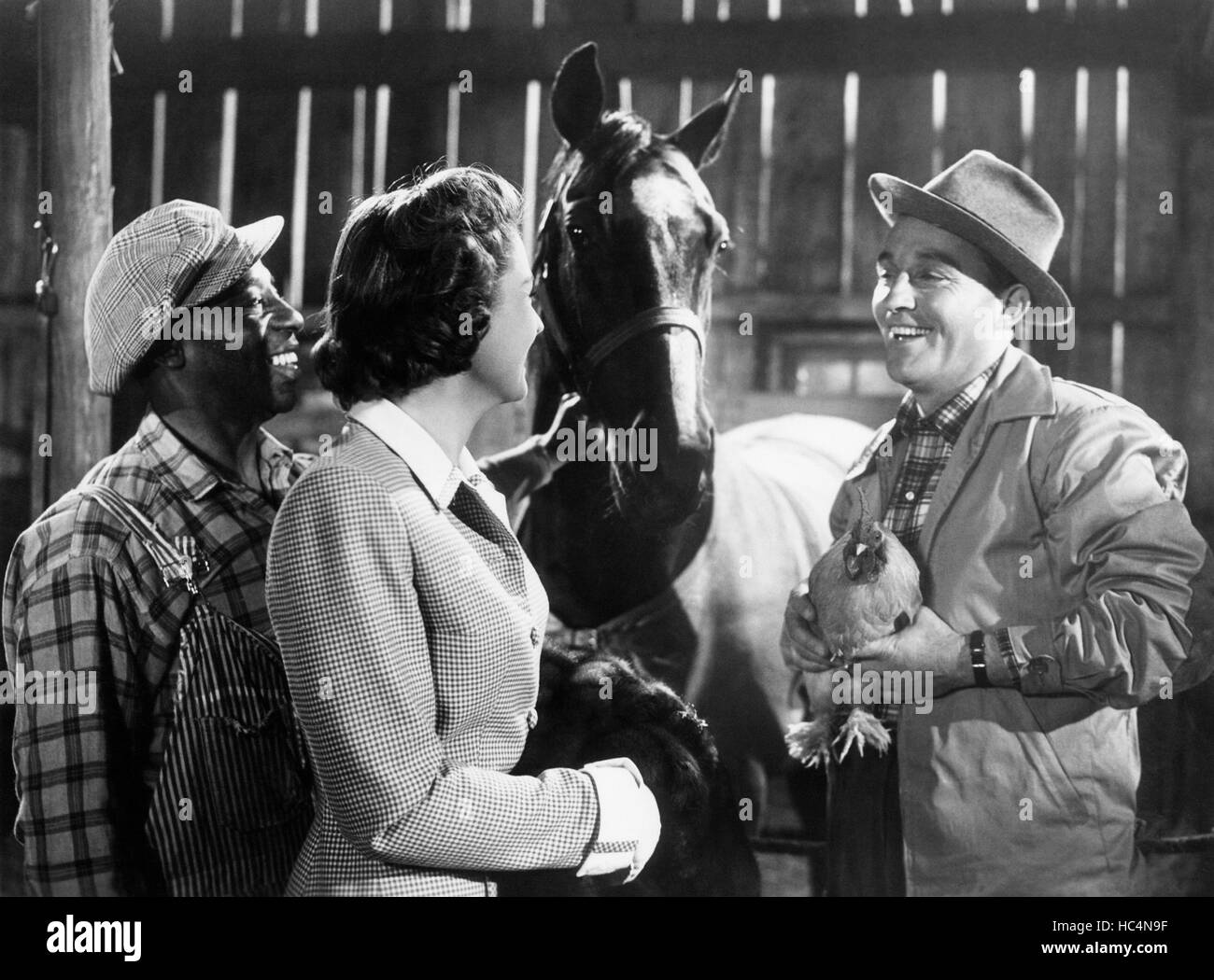 RIDING HIGH, Charles Muse, Coleen Gray, Bing Crosby, 1950 Stock Photo ...