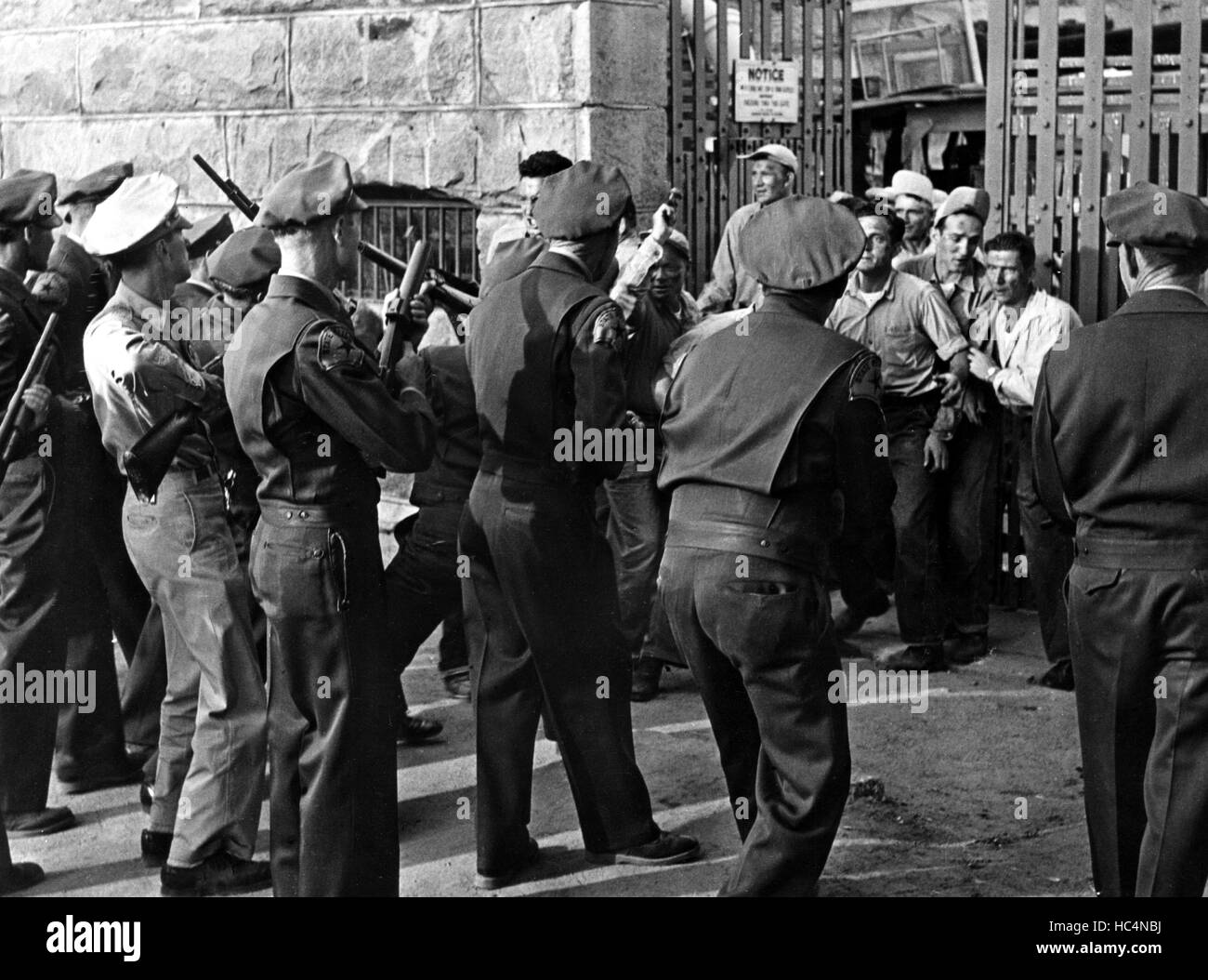 RIOT IN CELL BLOCK 11, 1954 Stock Photo - Alamy