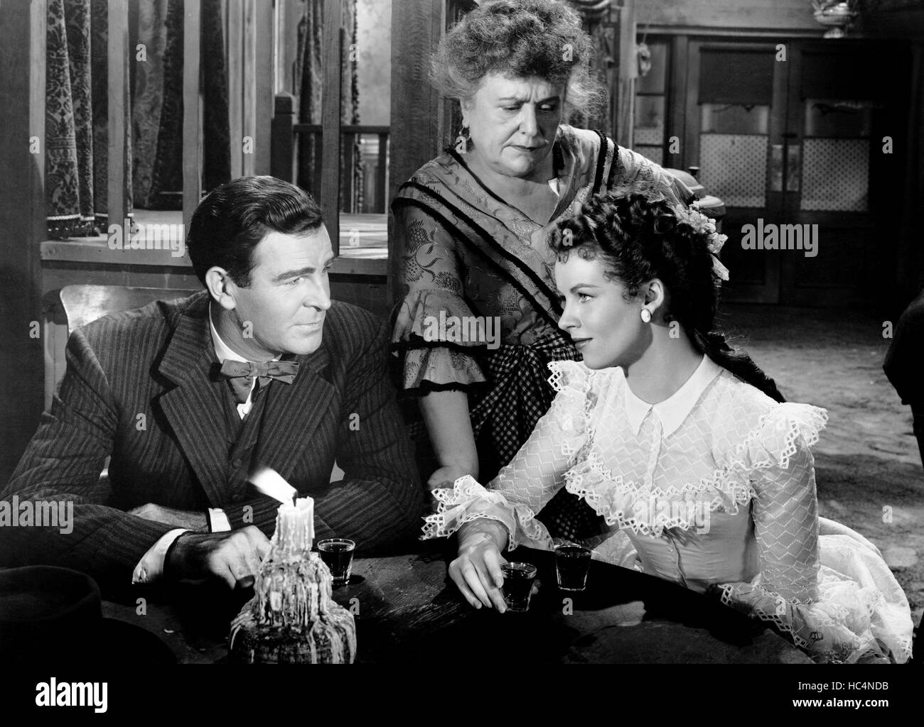 RIVER LADY, from left, Rod Cameron, Florence Bates, Helena Carter, 1948 ...