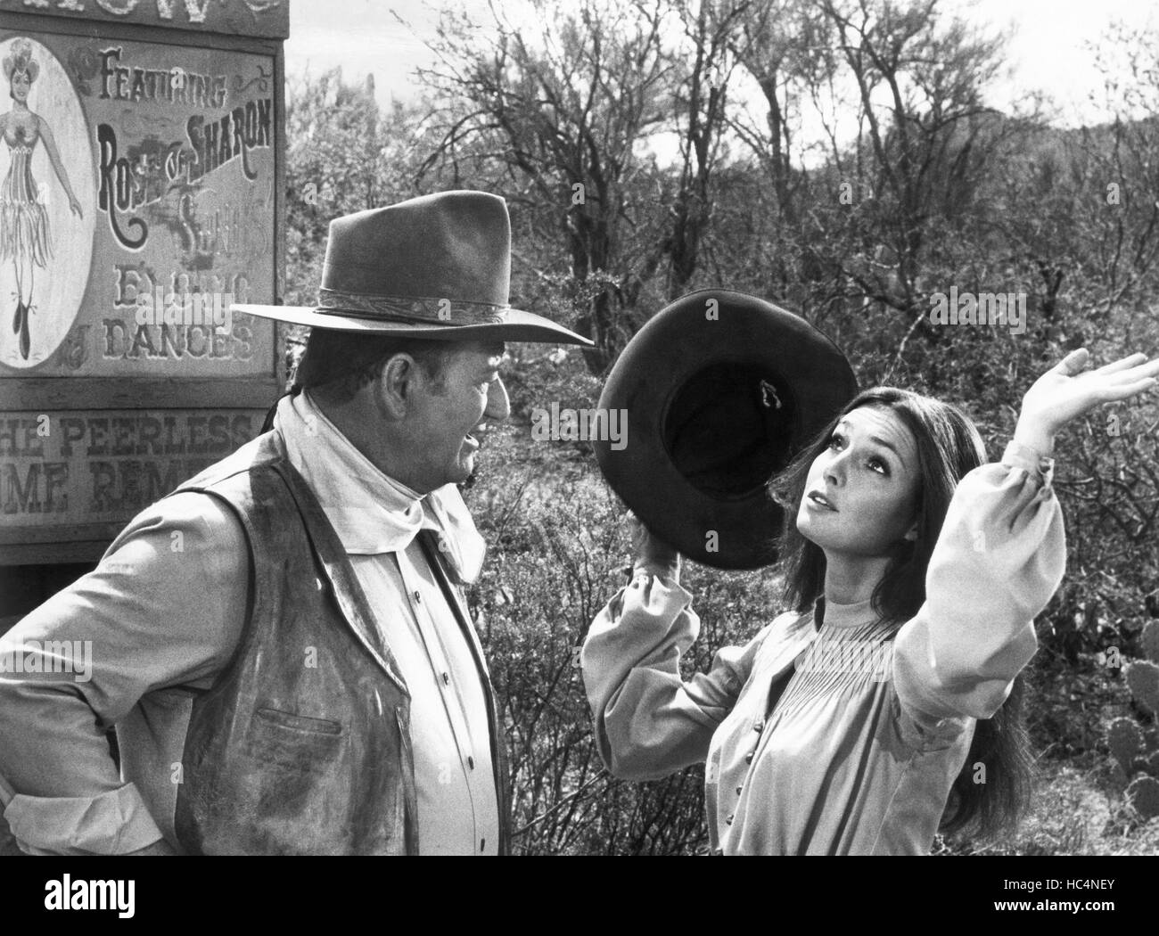 RIO LOBO, John Wayne, Jennifer O'Neill, 1970 Stock Photo - Alamy