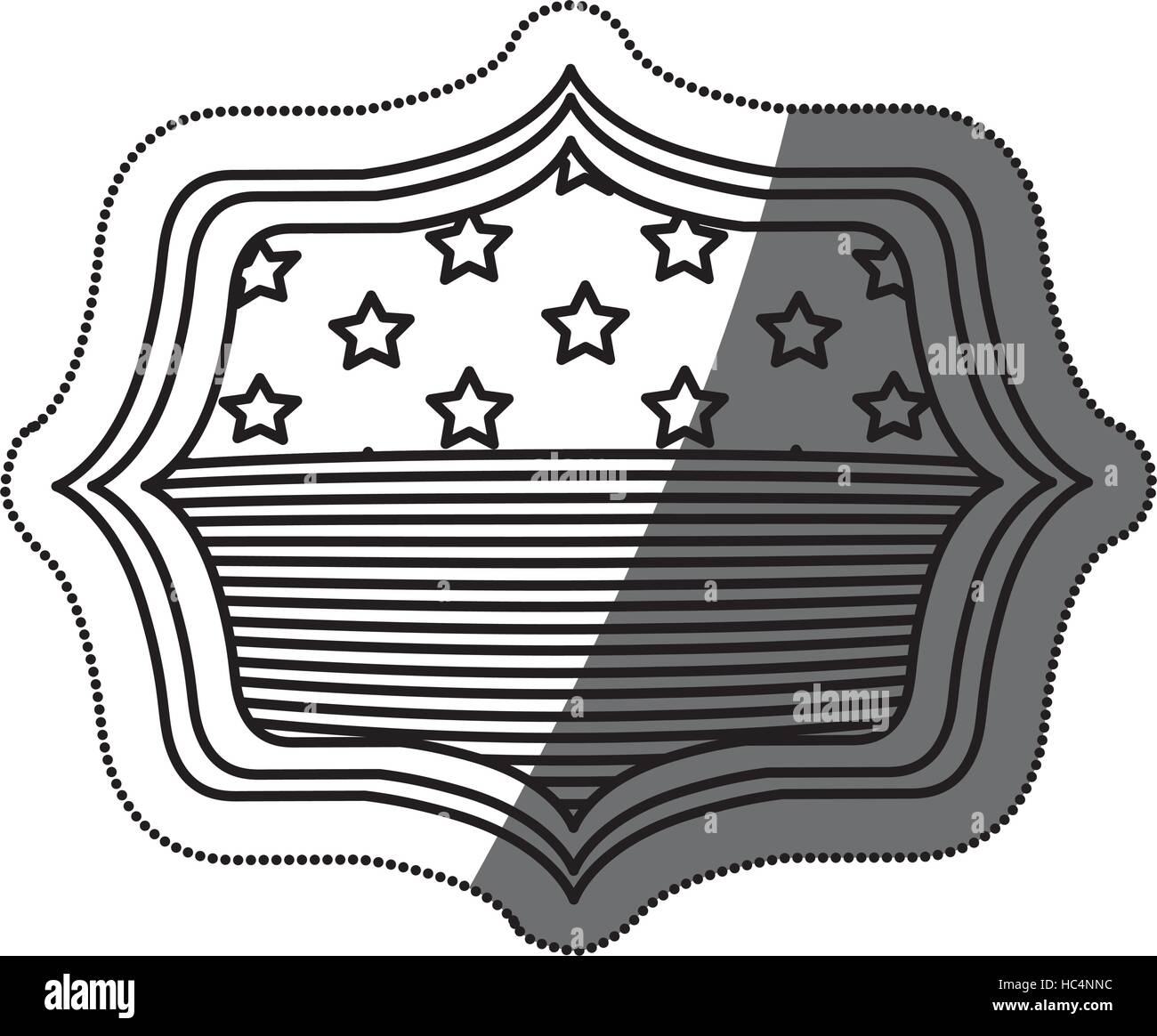 Usa flag inside frame icon. United nation us country and american ...