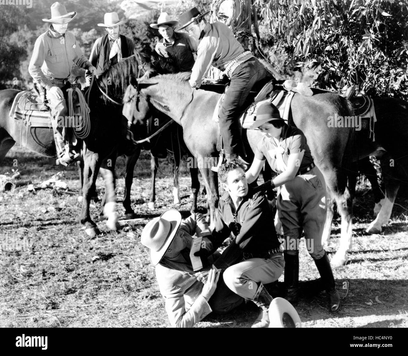 RIDERS OF THE SAGE, Ted Adams, Carleton Young, Bob Steele, 1939 Stock ...