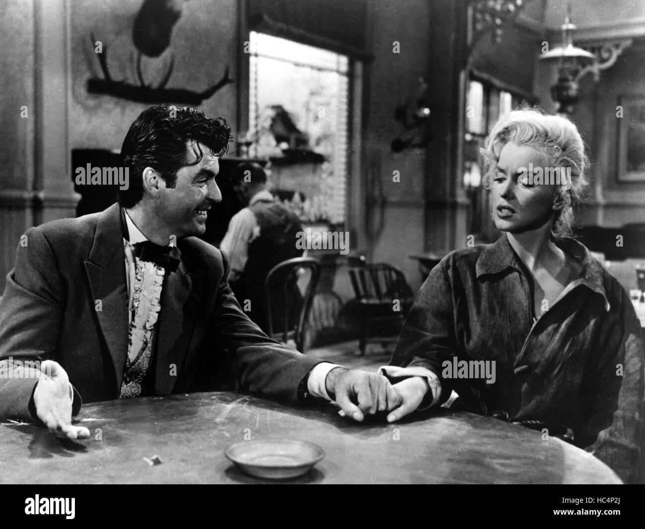 RIVER OF NO RETURN, Rory Calhoun, Marilyn Monroe, 1954, TM & Copyright ...