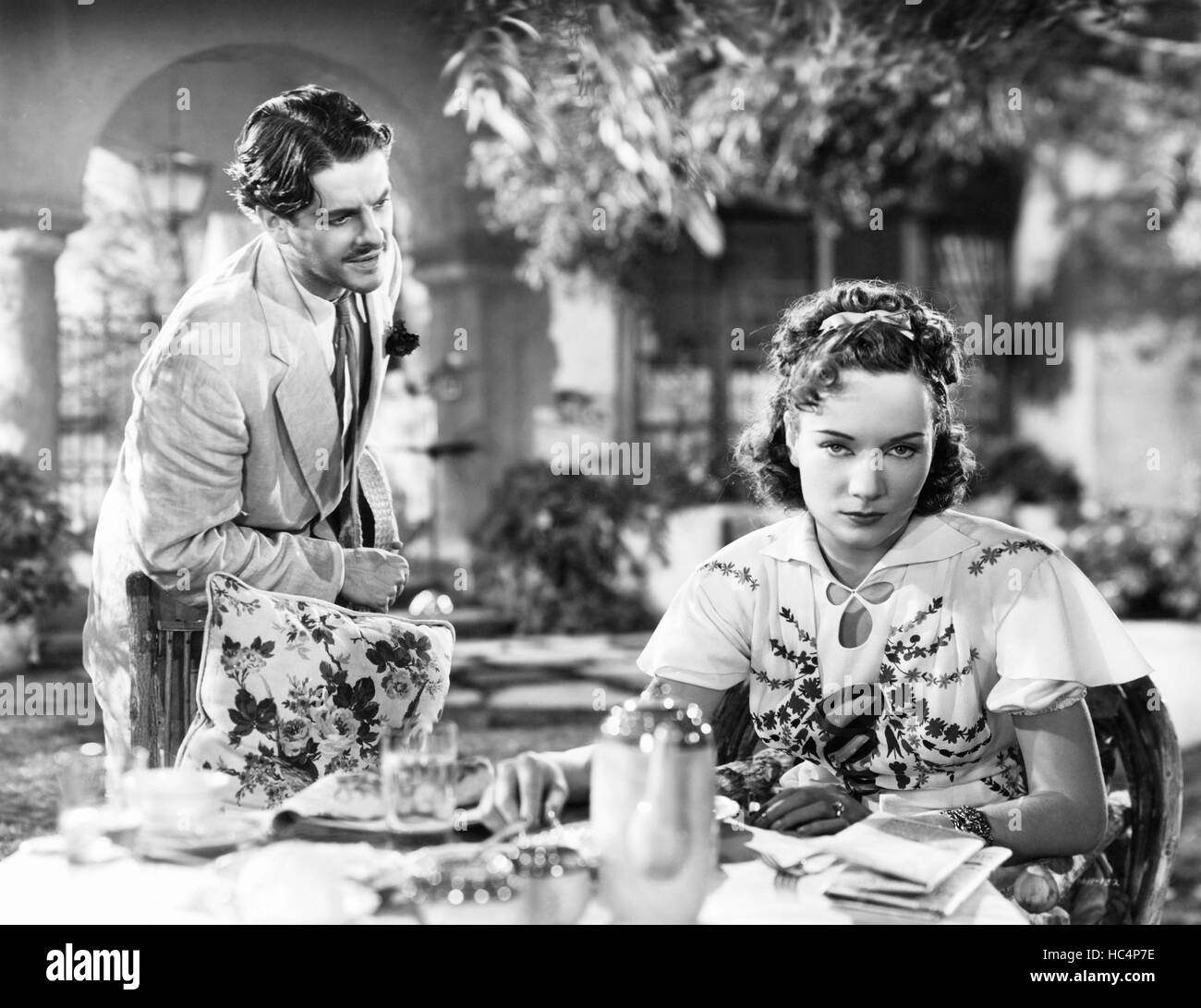 RIO, from left: Robert Cummings, Sigrid Gurie, 1939 Stock Photo - Alamy