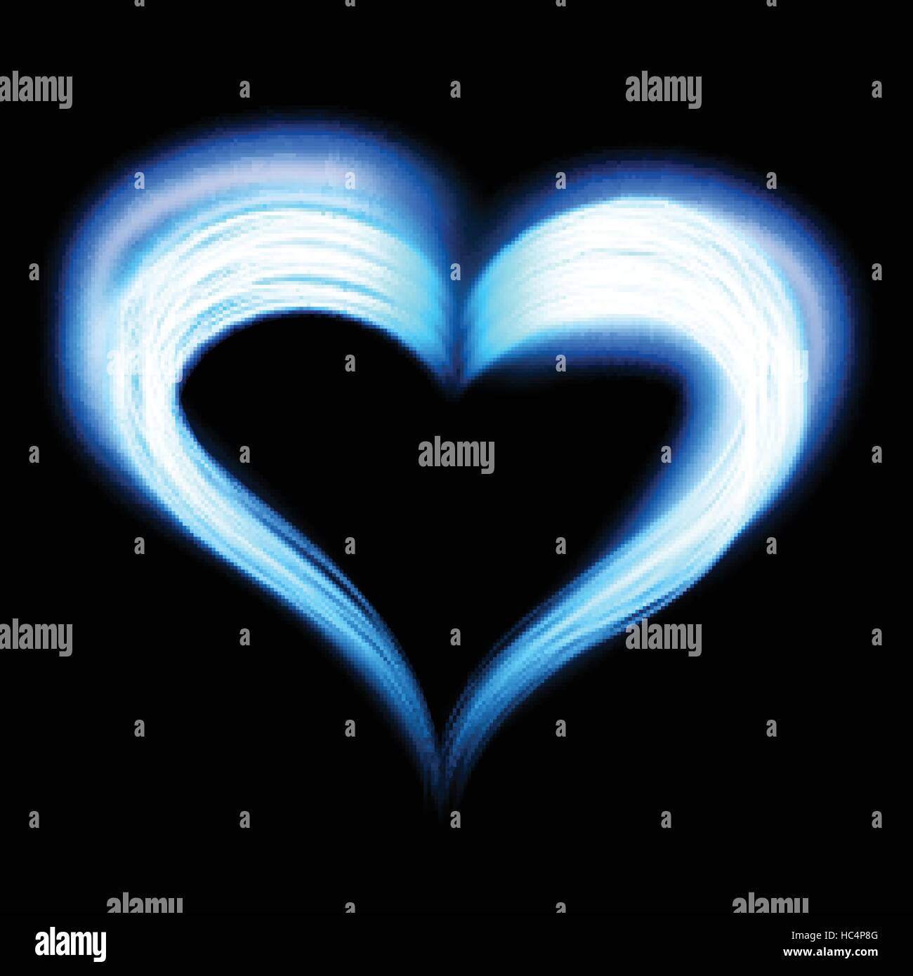 Creative shiny heart shape Stock Vector Image & Art - Alamy