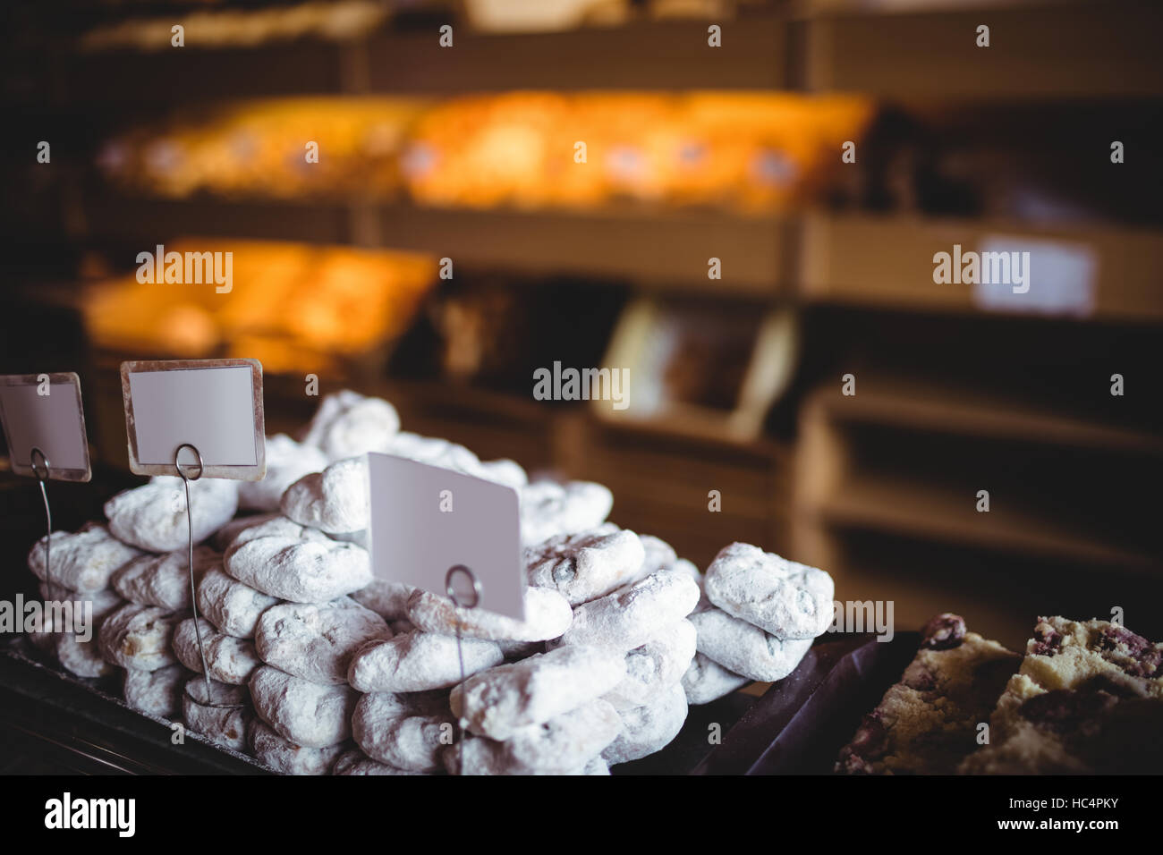Close-up of sweet foods in bakery shop Stock Photo - Alamy