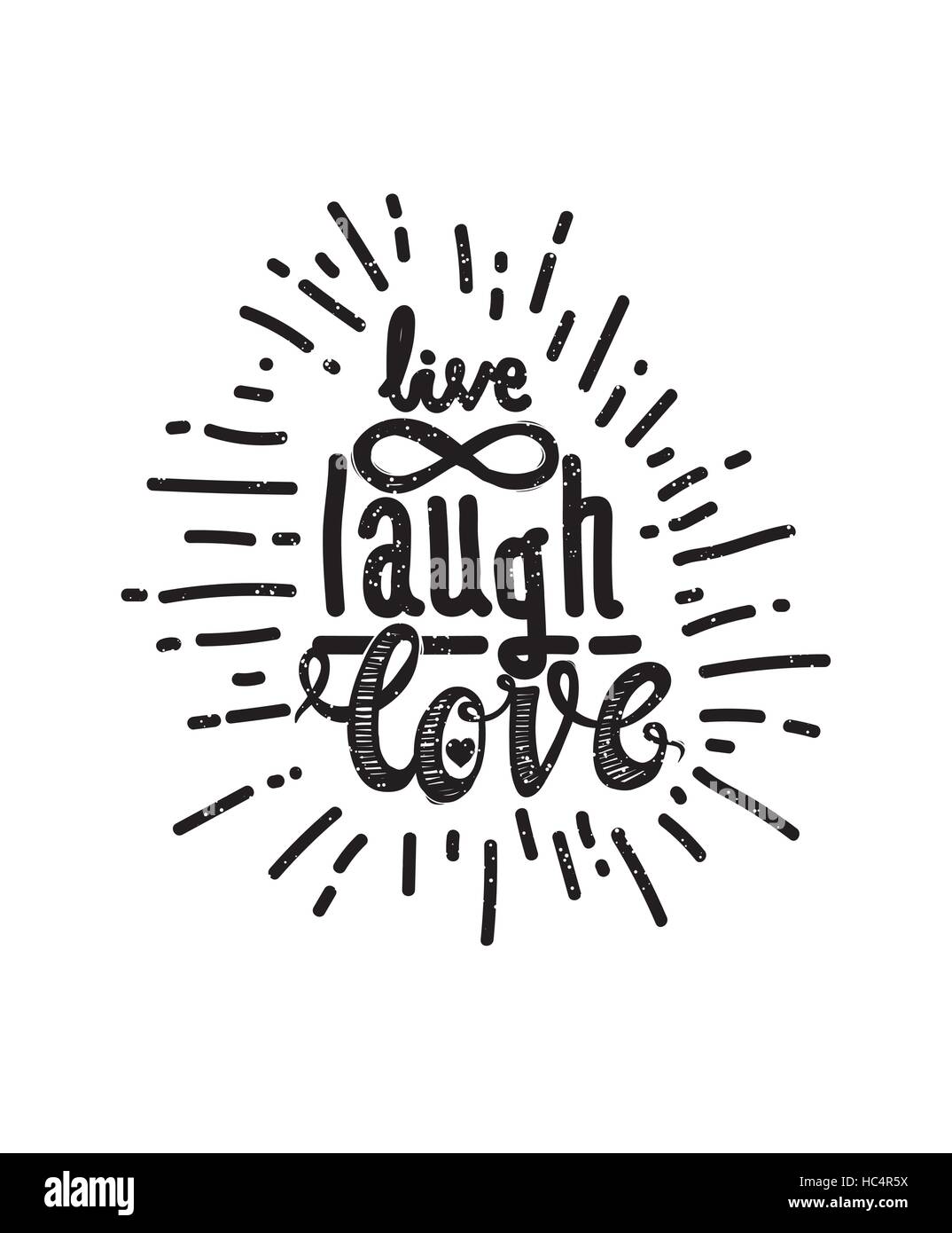 Live laugh love Cut Out Stock Images & Pictures - Alamy