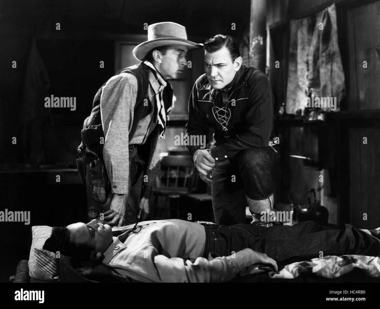 SANDFLOW, standing from left, Arthur Aylesworth, Buck Jones; dead ...