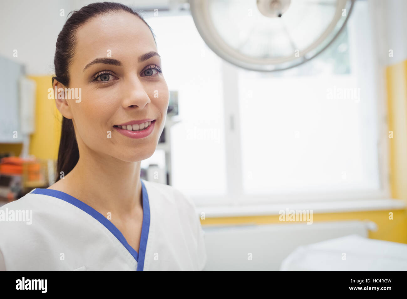 Portrait of female doctor Stock Photo - Alamy