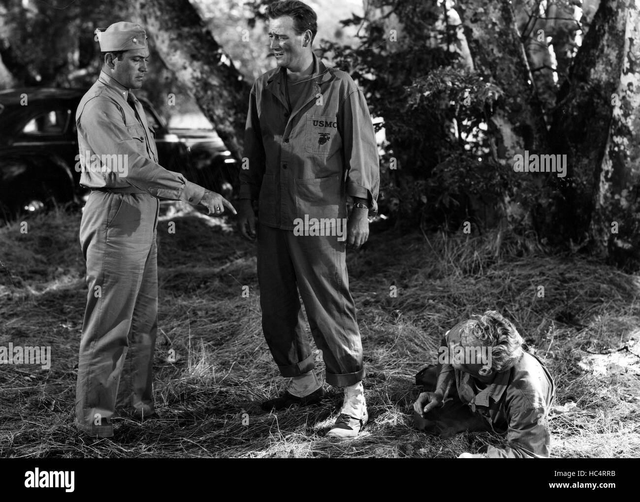SANDS OF IWO JIMA, John Wayne, Forrest Tucker, 1949 Stock Photo - Alamy