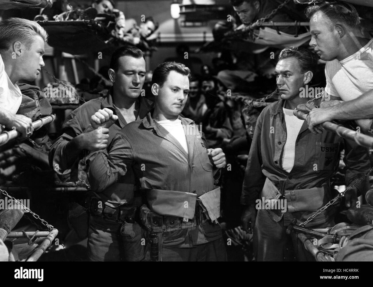 SANDS OF IWO JIMA, Richard Jaeckel, John Wayne, John Agar, Forrest ...