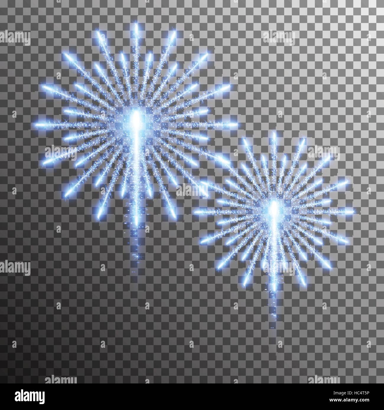 isolated realistic vector fireworks Stock Vector Image & Art - Alamy