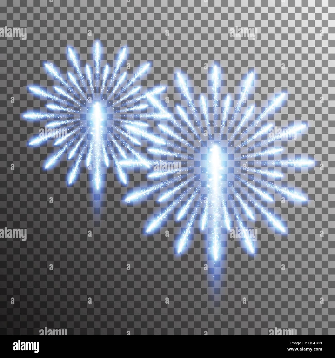 isolated realistic vector fireworks Stock Vector Image & Art - Alamy