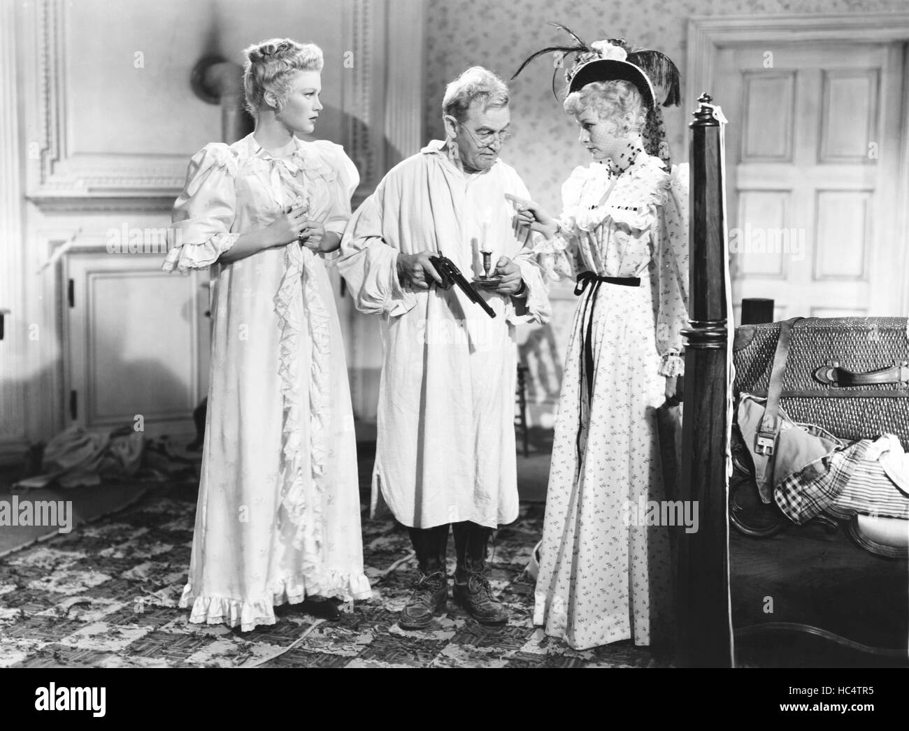 THE SAINTED SISTERS, from left: Joan Caulfield, Barry Fitzgerald, Veronica Lake, 1948 Stock ...