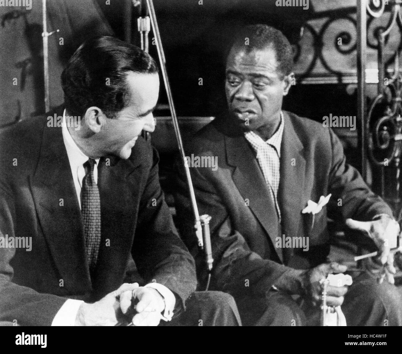 SATCHMO THE GREAT, Edward R. Murrow, Louis Armstrong, 1958 Stock Photo ...