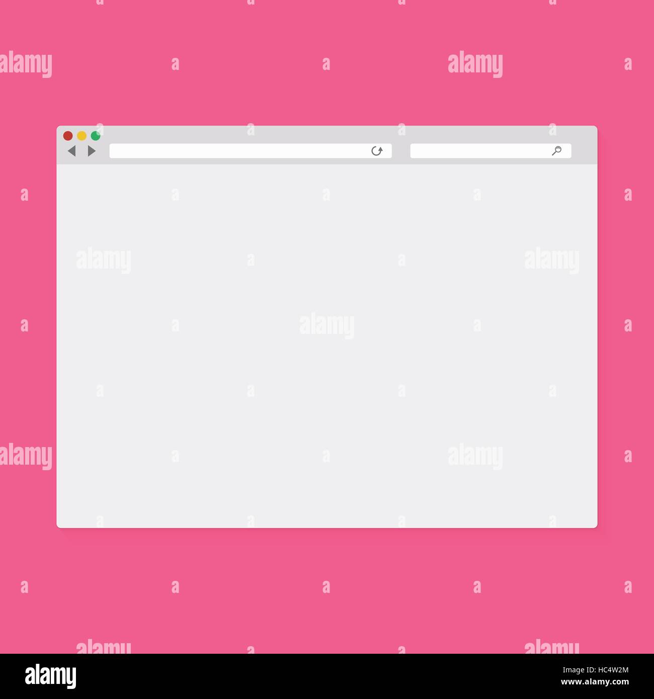 Vector illustration of the browser window Stock Vector Image & Art - Alamy