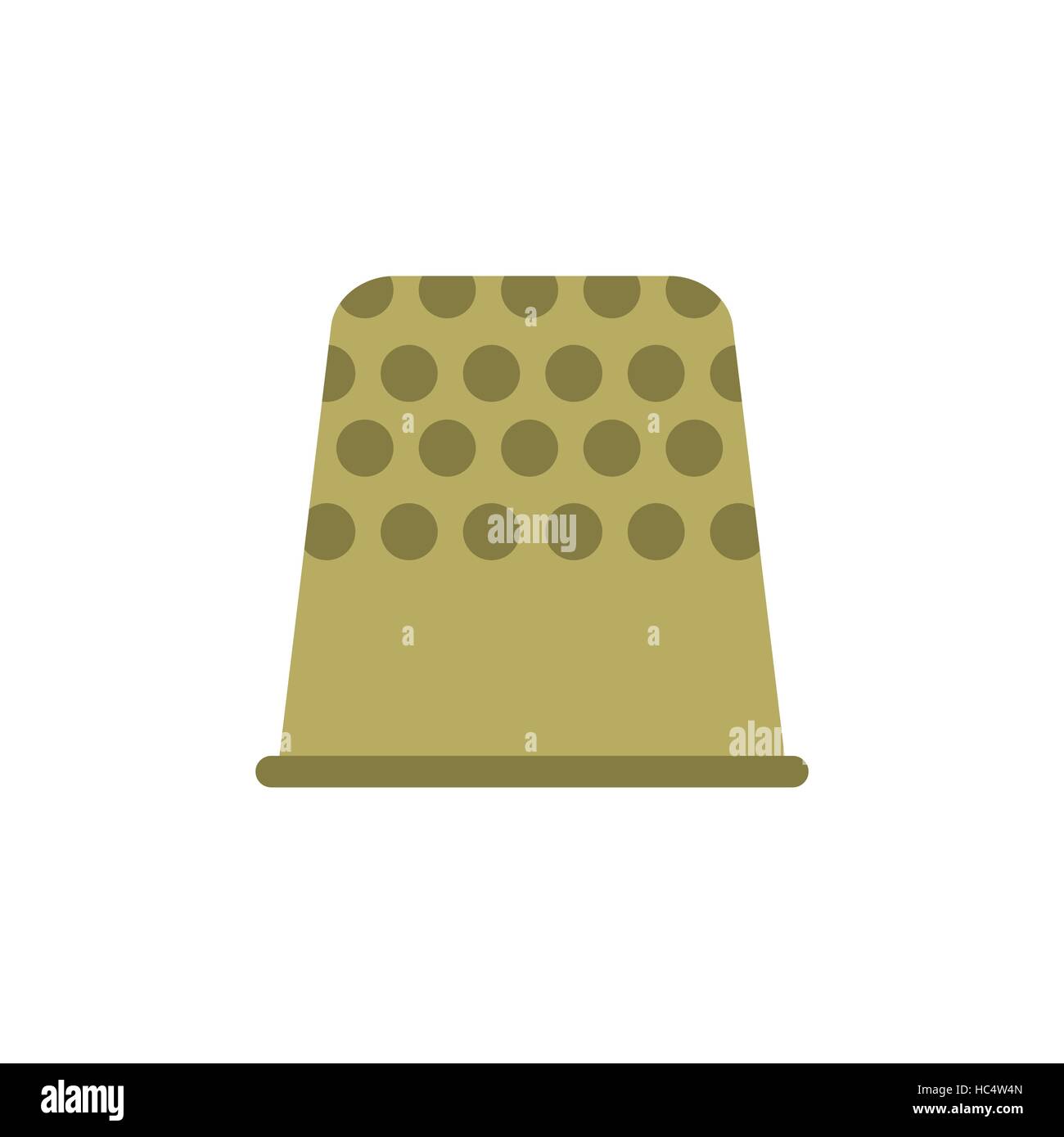 Thimble flat icon Stock Vector Image & Art - Alamy