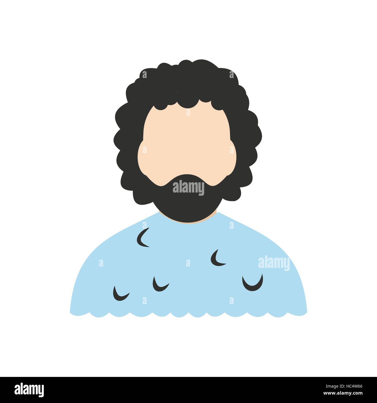 Avatar man barbershop flat icon Stock Vector Image & Art - Alamy
