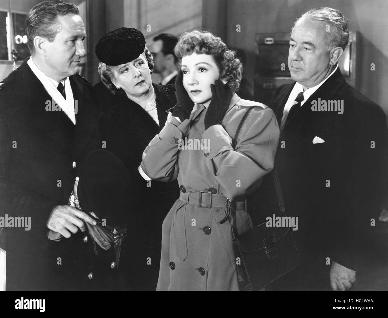PRACTICALLY YOURS, from left: Tom Powers, Isabel Randolph, Claudette ...