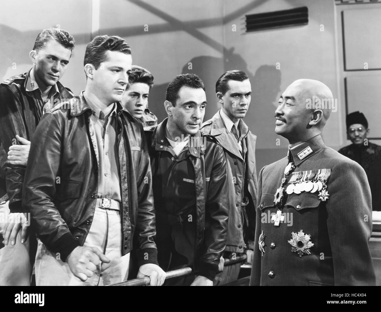 THE PURPLE HEART, from left: Charles Russell, Dana Andrews, Farley ...