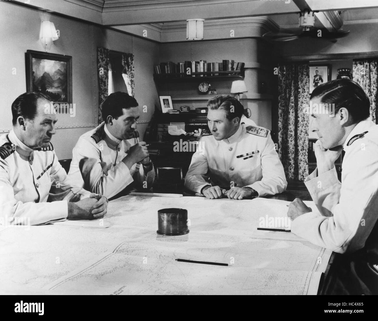 THE BATTLE OF THE RIVER PLATE, (aka PURSUIT OF THE GRAF SPEE, from left ...