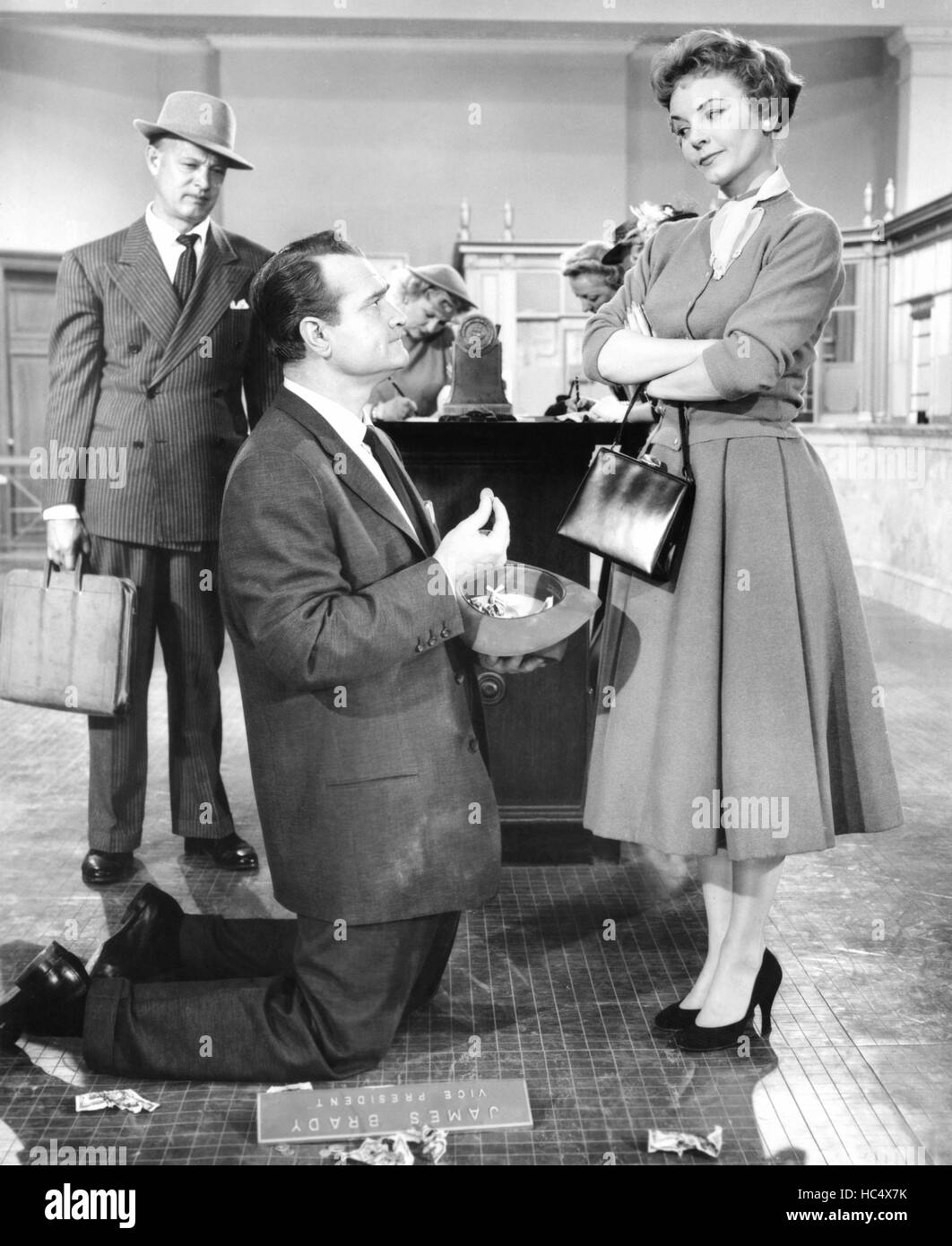 PUBLIC PIGEON NO. 1, front from left: Red Skelton, Janet Blair, 1957 ...