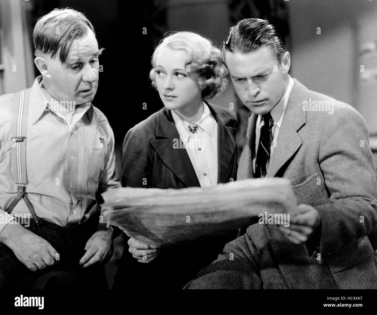 PURSUIT, from left: Henry Travers, Sally Eilers, Chester Morris, 1935 ...
