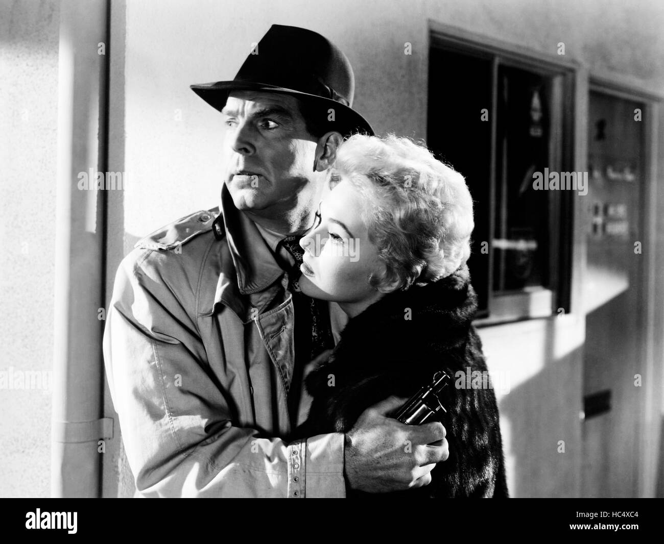 PUSHOVER, from left: Fred MacMurray, Kim Novak, 1954 Stock Photo - Alamy