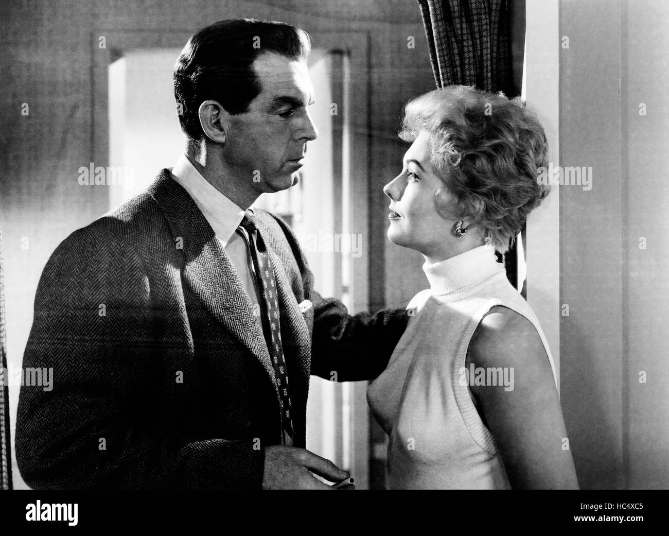 PUSHOVER, from left: Fred MacMurray, Kim Novak, 1954 Stock Photo - Alamy