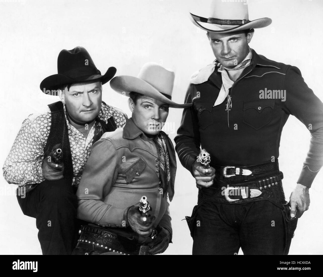 THE PURPLE VIGILANTES, from left: Max Terhune, Robert Livingston, Ray ...