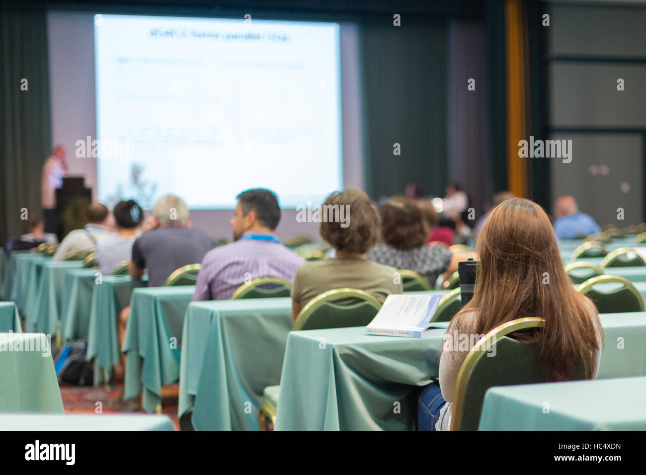 Lecture at university Stock Photo - Alamy