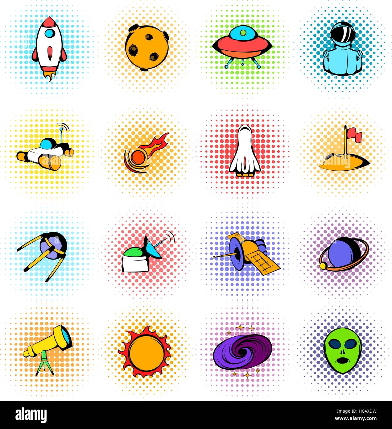 Space exploration collection Cut Out Stock Images & Pictures - Alamy