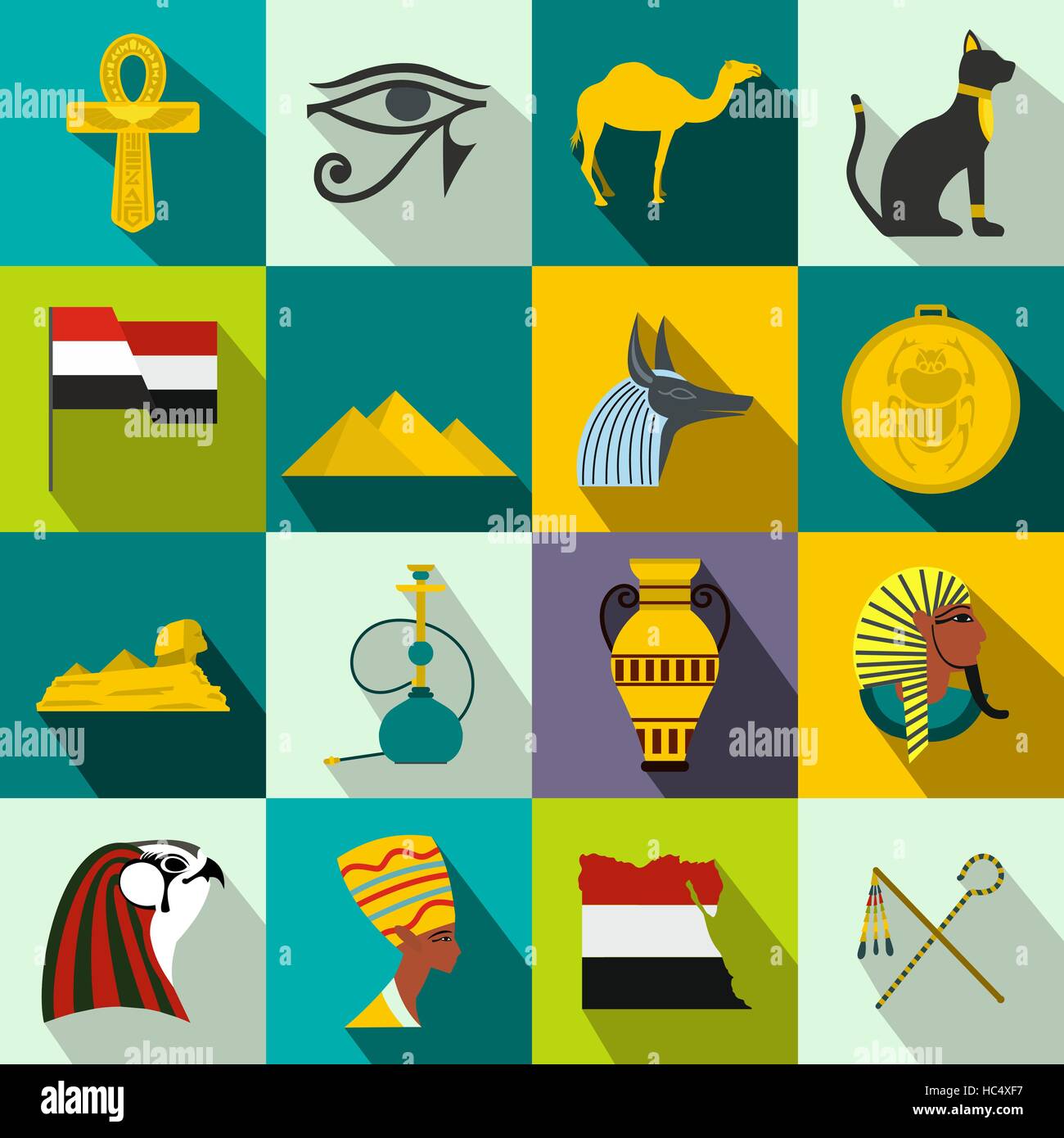 Ancient egypt objects Stock Vector Images - Alamy